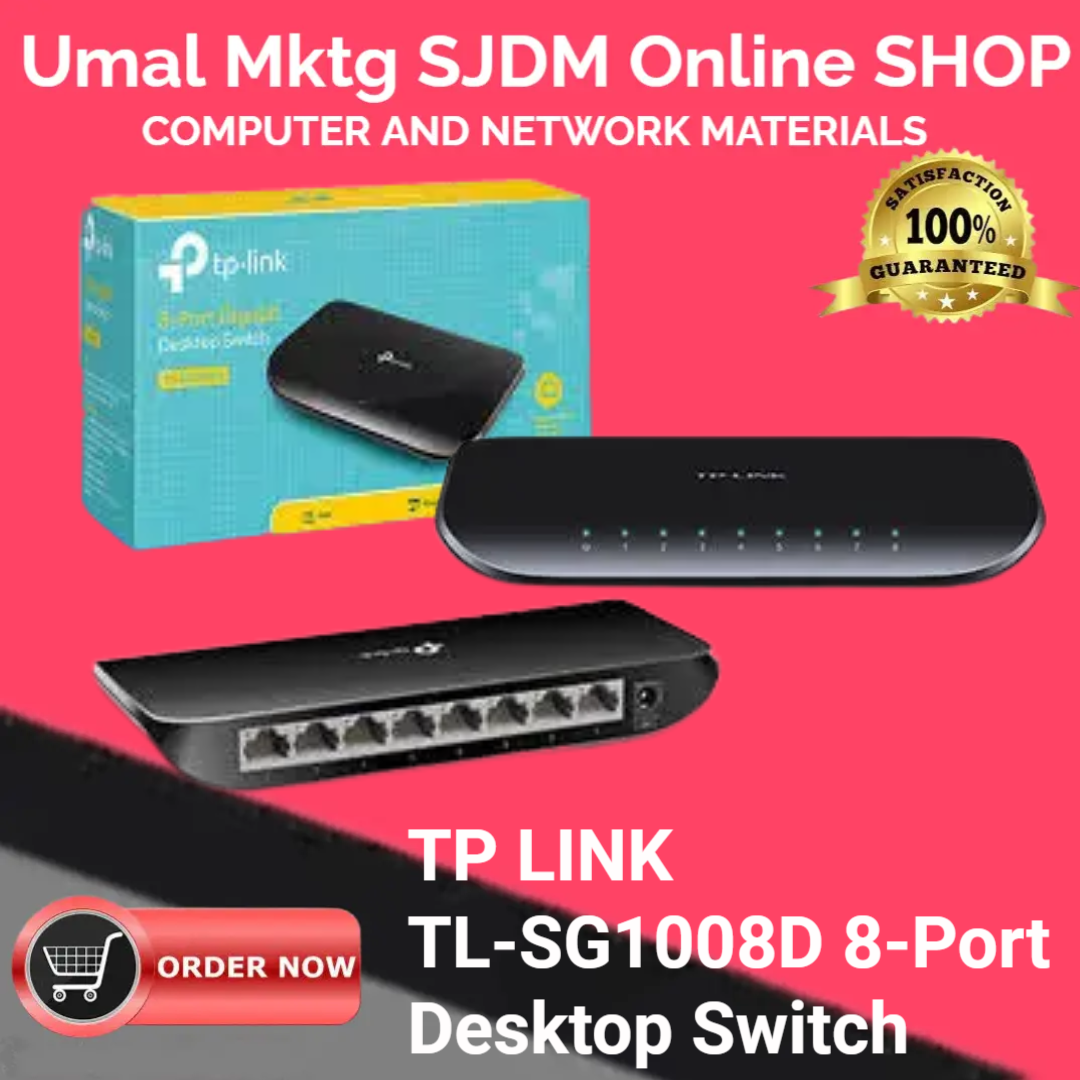 TP-Link TL-SG1008D 8-Port Gigabit Desktop Switch| Network Switch Hub ...