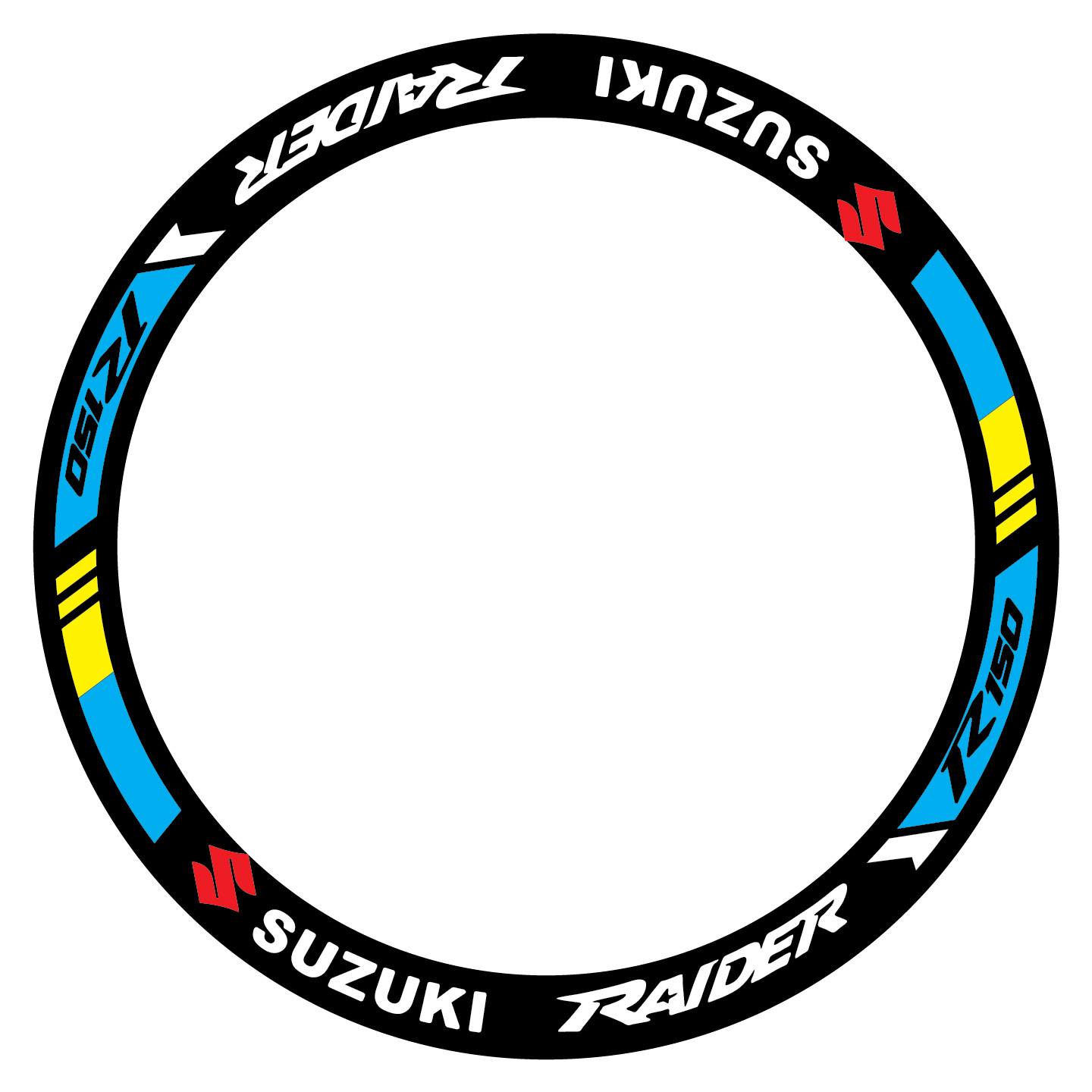 Suzuki raider 150 mags sticker wheel decals design | Lazada PH