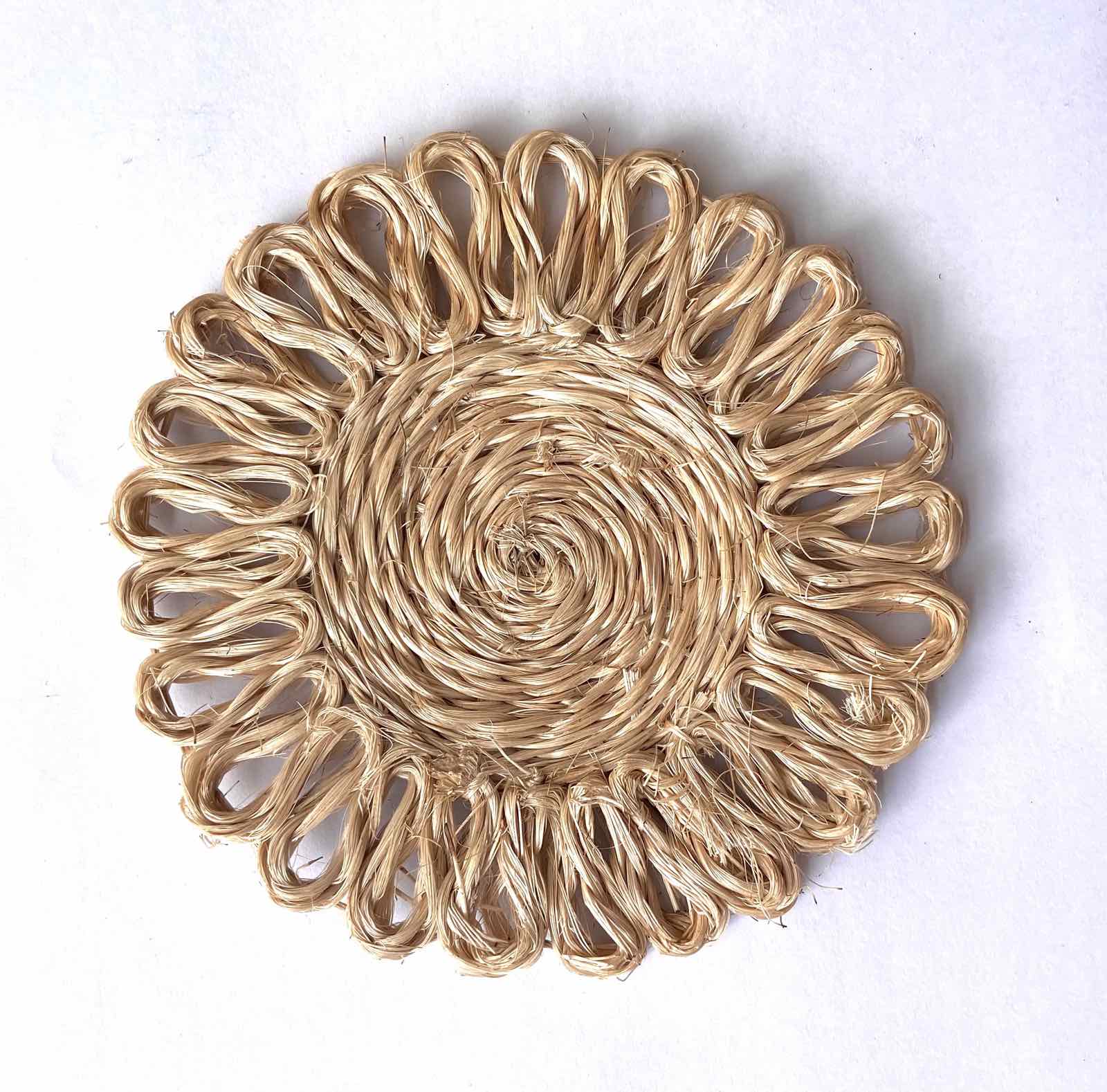 ABACA/NITO coasters PRICE PER PICE HANDMADE 8" and 4" SIZES | Lazada PH