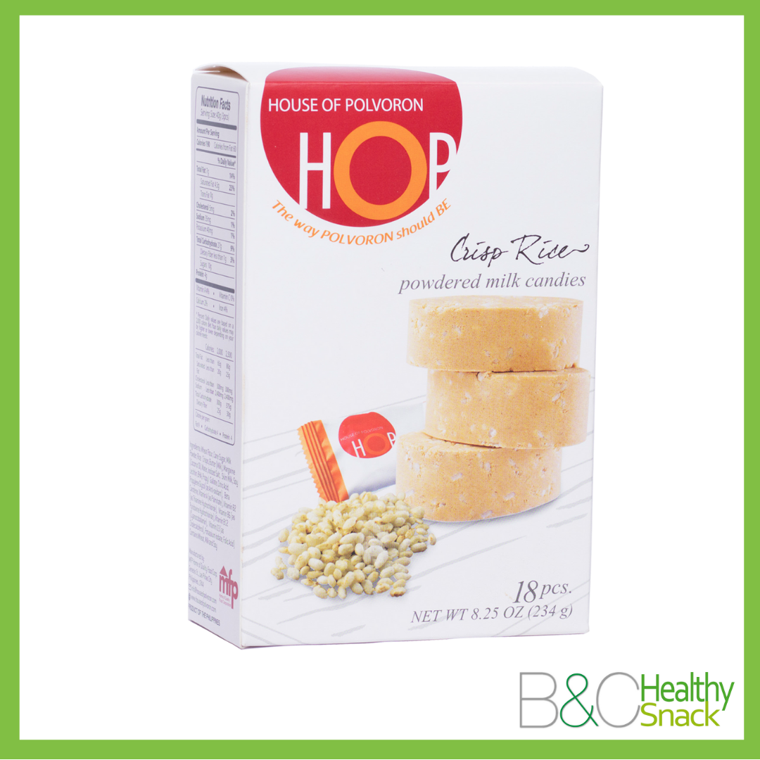 HOP House of Polvoron Crip Rice Box 234g, 18pcs | Lazada PH