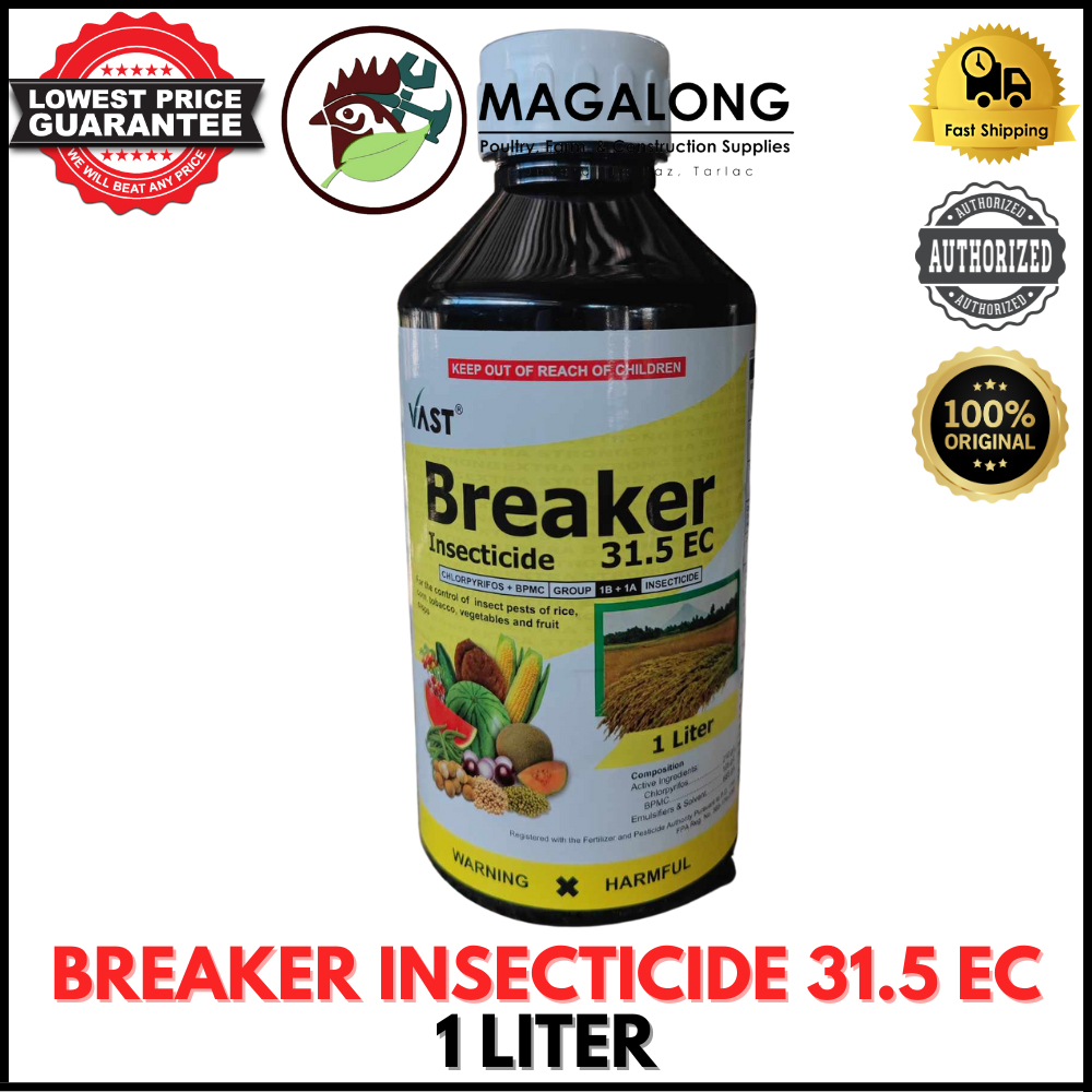 BREAKER INSECTICIDE 31.5 EC - VAST - 500 ML, 1 LITER | Lazada PH
