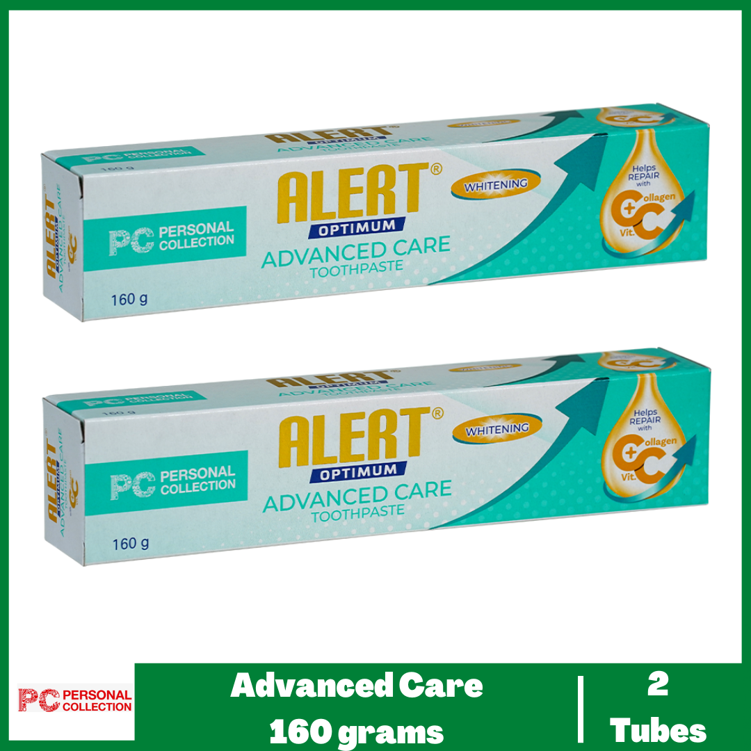 Personal Collection Alert Optimum Advanced Care Toothpaste 2 Tubes 160 ...