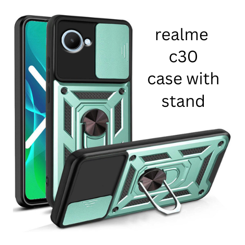 REALME C30 PHONE CASE BACK CASE WITH RING STAND | Lazada PH