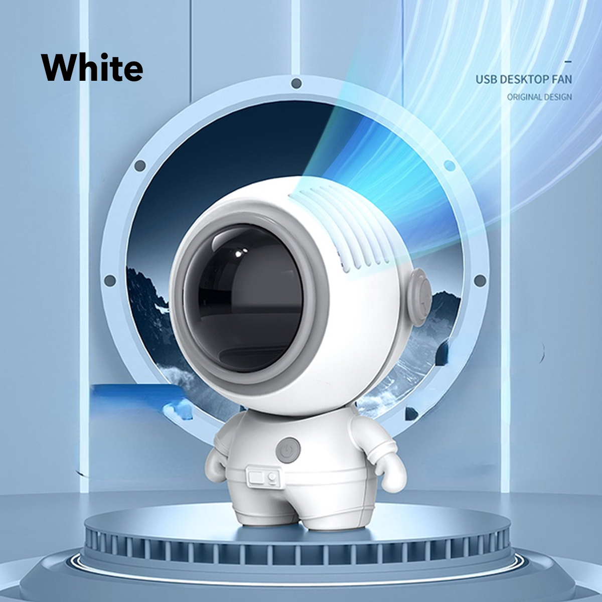 Astronaut Mini Fan, Astronaut Electric Fan Hanging Neck Fan with ...