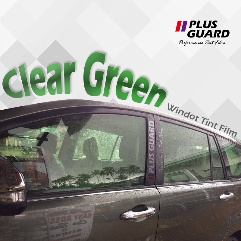Clear Green Car tint film Clarity night clear vision UV protect heat ...
