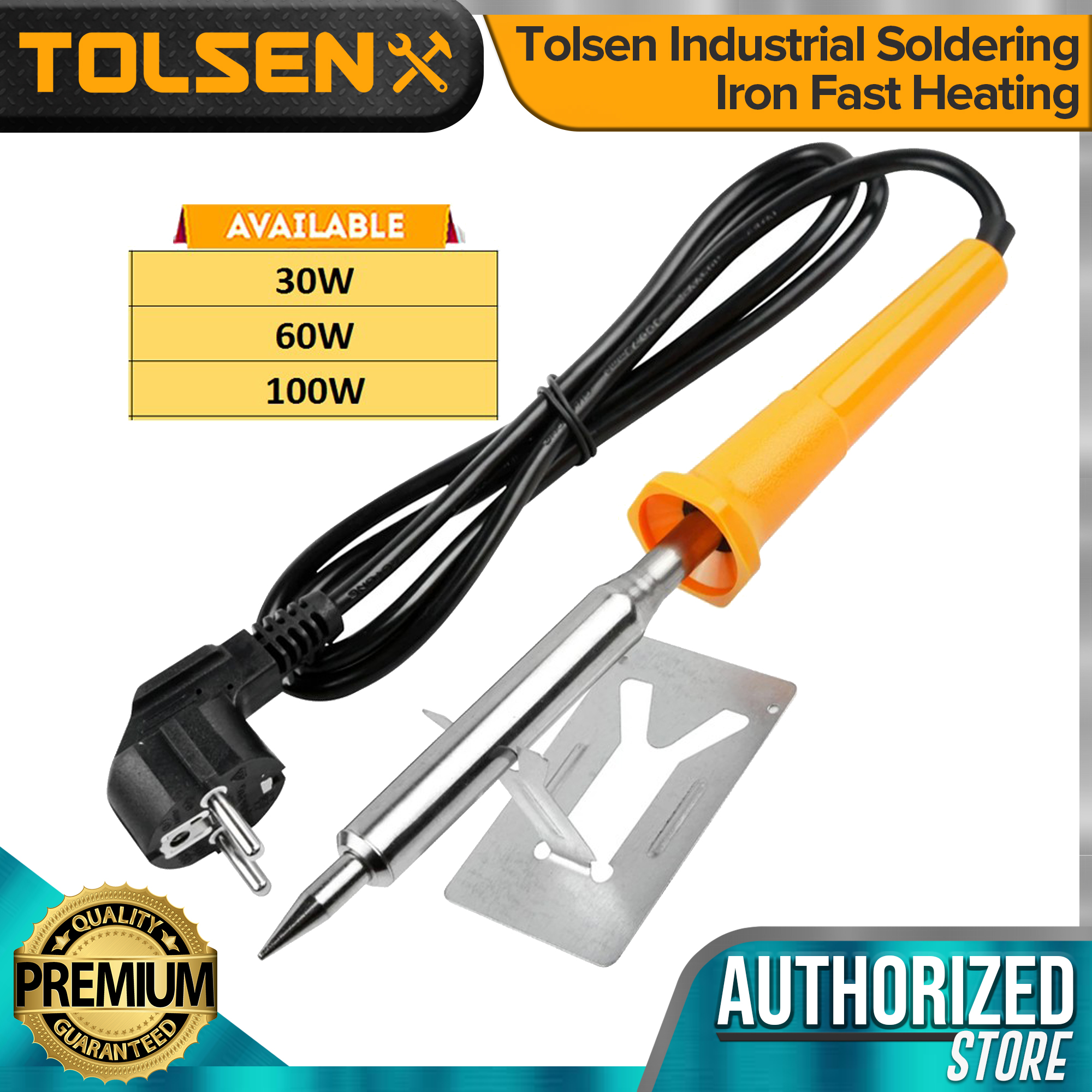 Tolsen Industrial Soldering Iron Fast Heating (30W | 60W | 100W) GS/CE ...