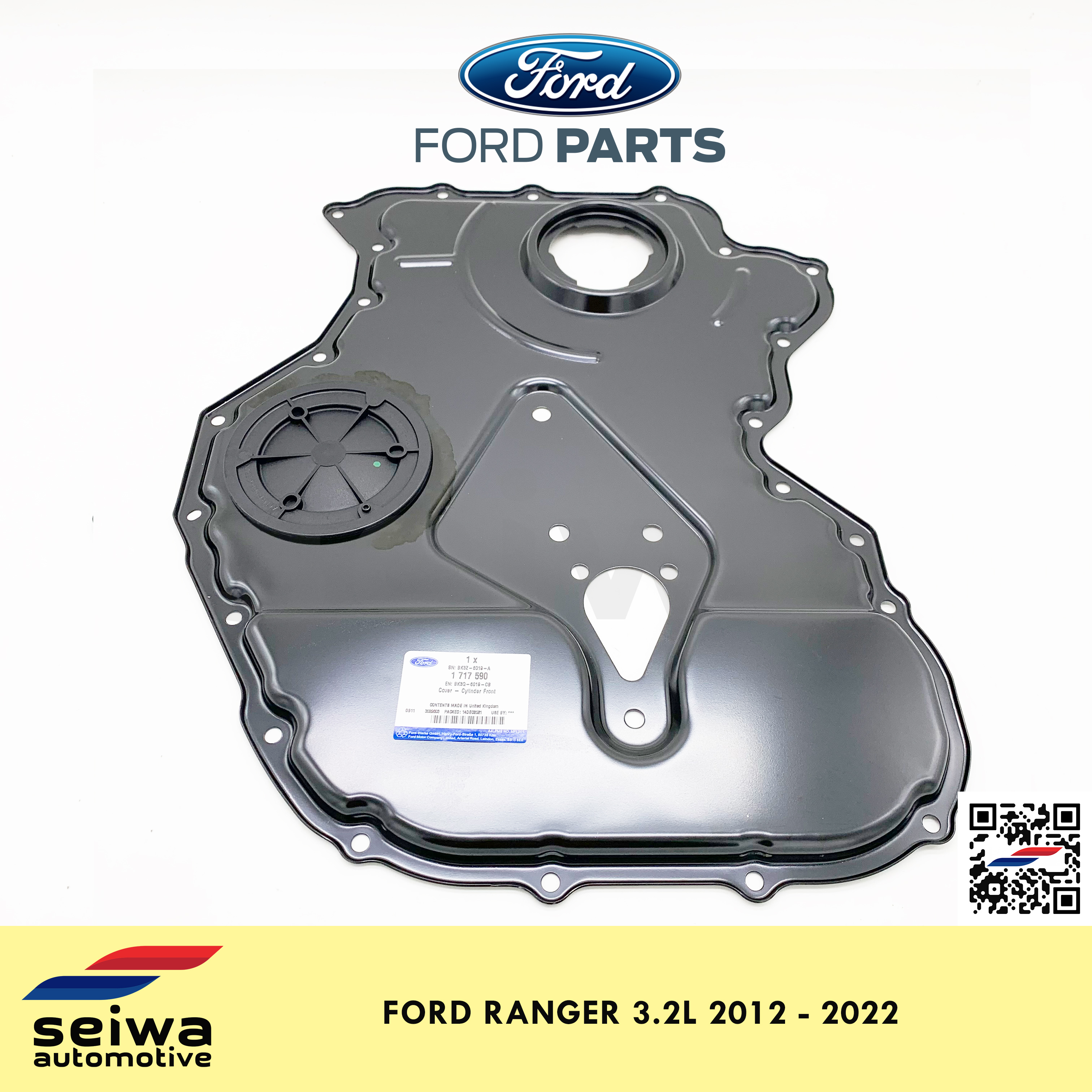[2012 - 2019 3.2L] Ford Ranger Timing Cover - Genuine Ford Auto Parts ...