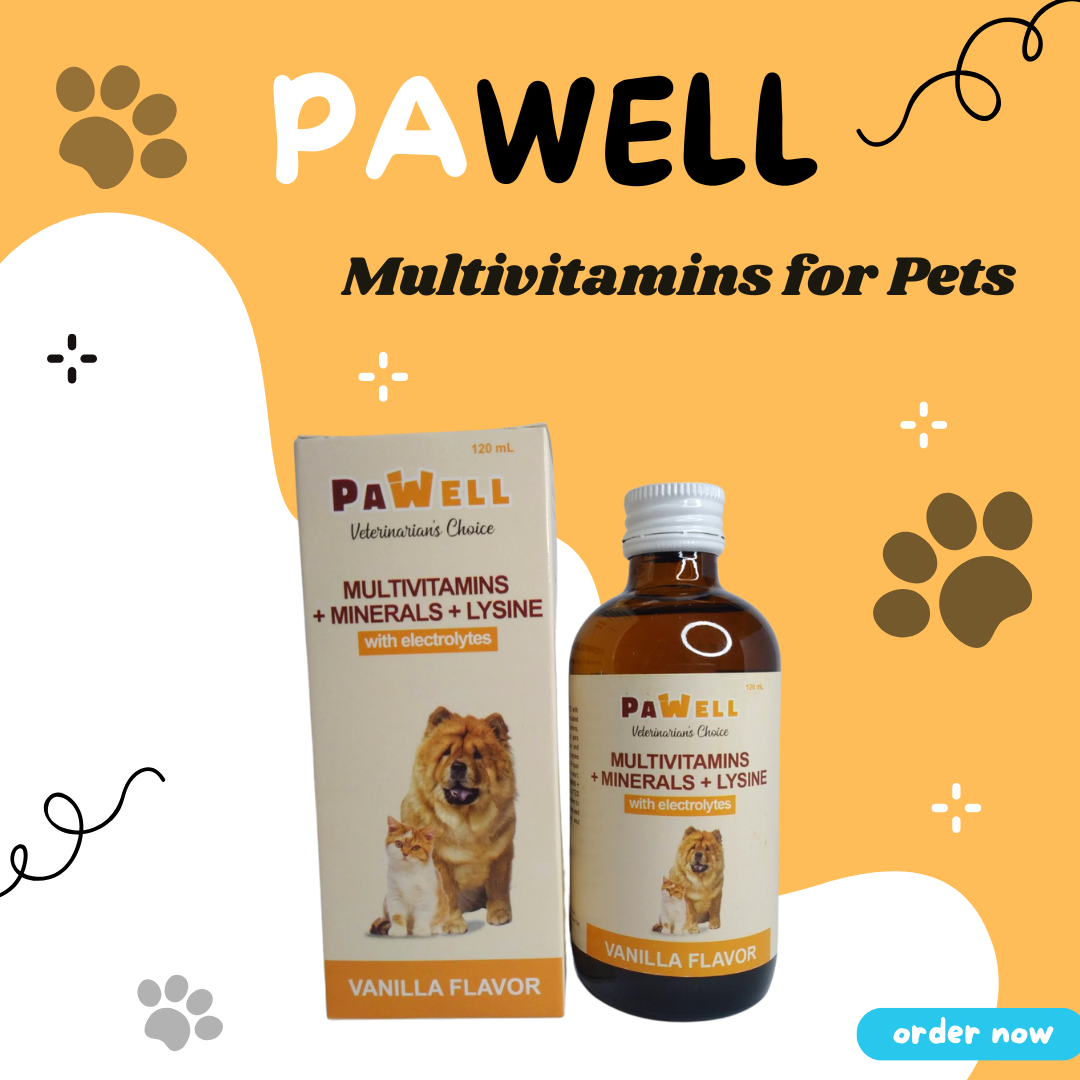 [CL REYES AGRIVET] PAWELL MULTIVITAMINS FOR DOGS AND CATS/ VITAMINS ...