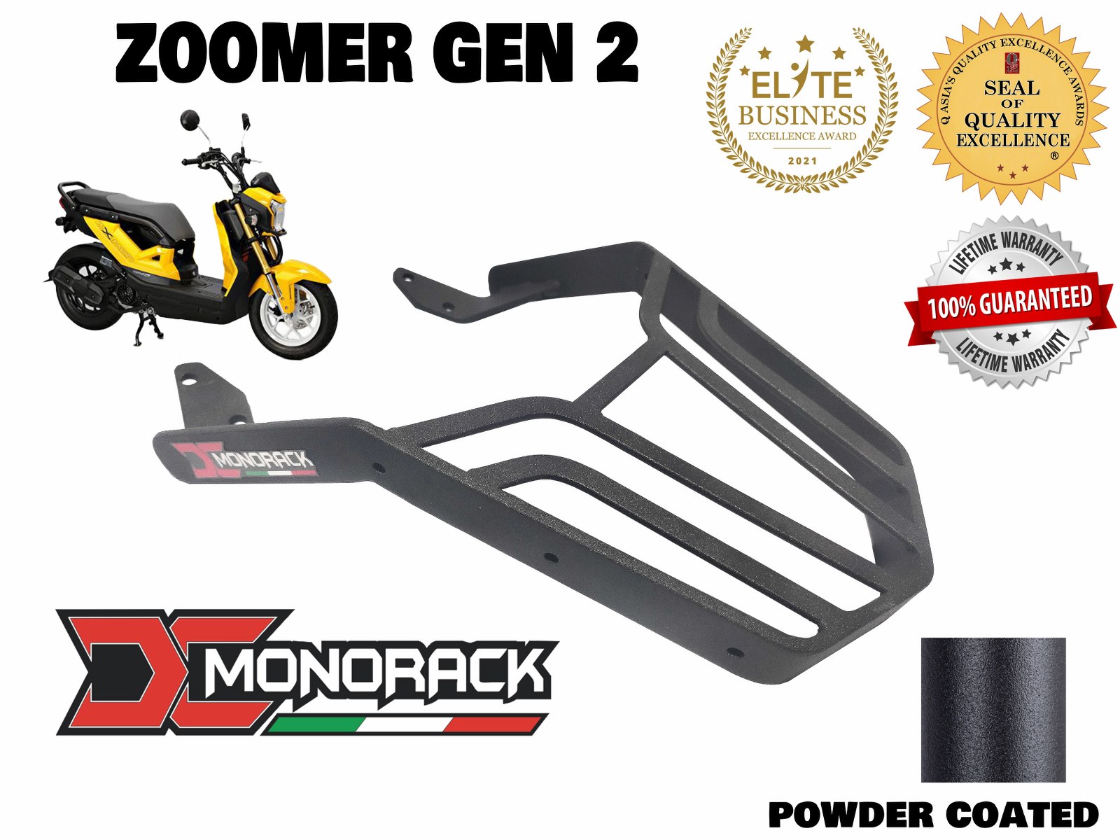 Honda Zoomer X Gen 1 / 2 / Topbox Bracket / DCmonorack | Lazada PH