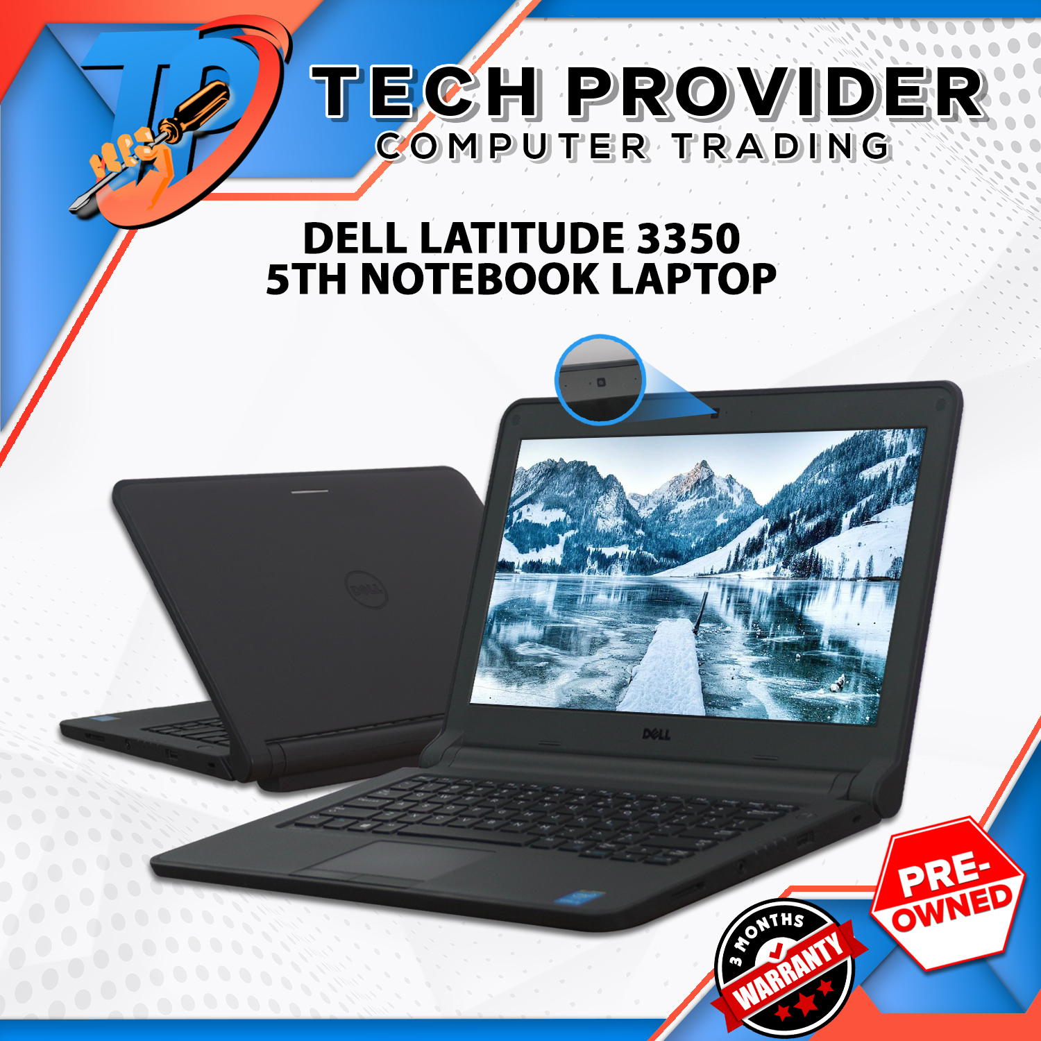 Dell Latitude 3350 Notebook Laptop | Intel Core i5-5th Gen | Built-in ...