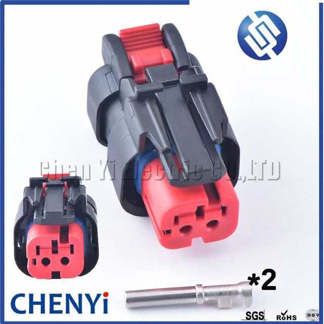 TE AMP 2 Pin Auto Waterproof 776522 1/2/3/4 776427 1 Sensor plug ...