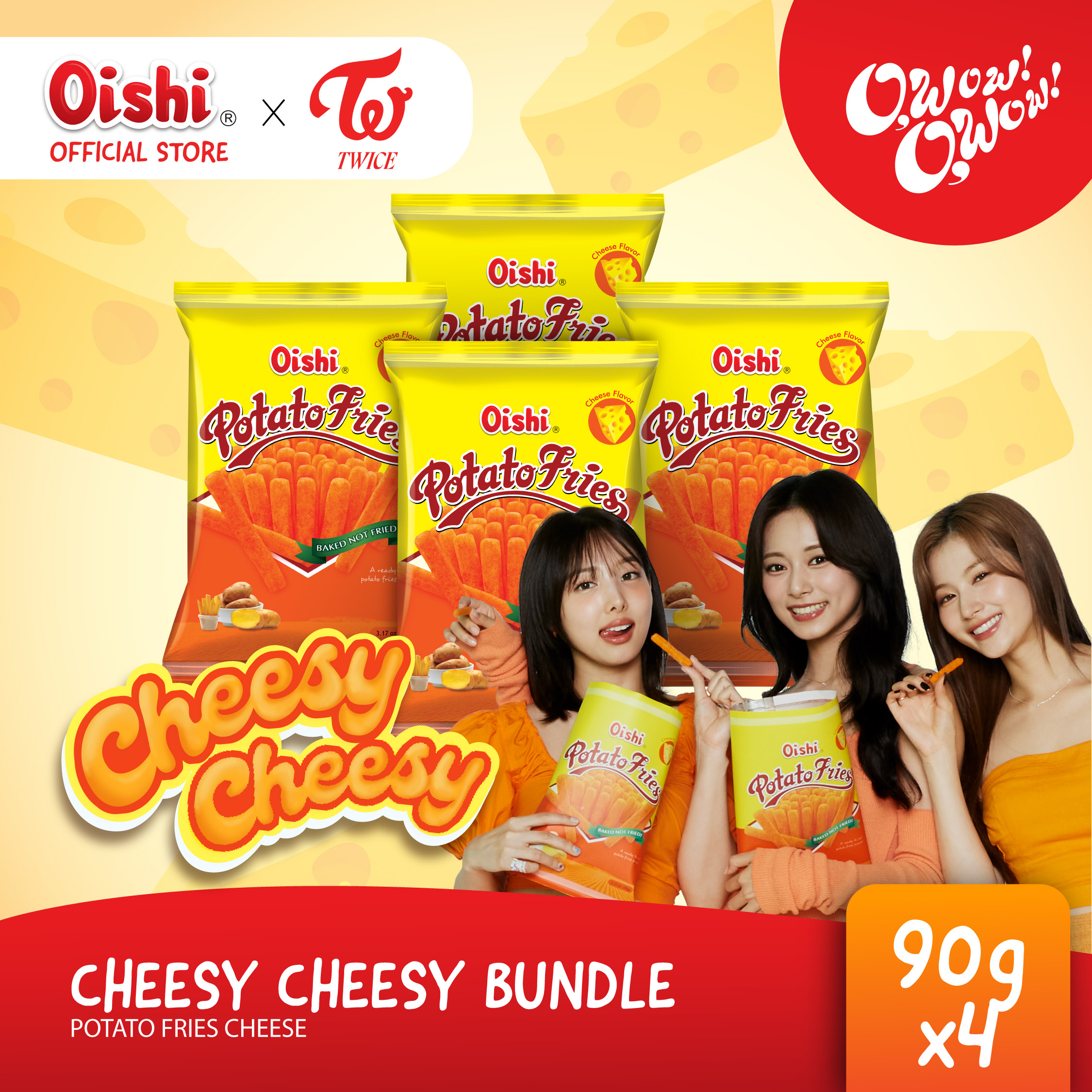 Cheesy Cheesy Bundle [Oishi x Twice] | Lazada PH