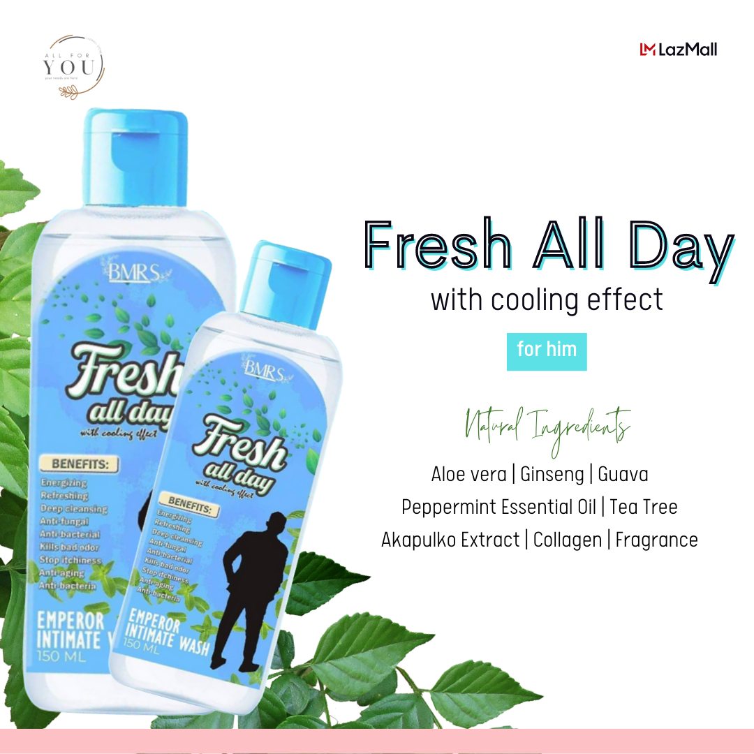 BMRS Fresh All Day Emperor Masculine Wash with Cooling Effect (for him ...