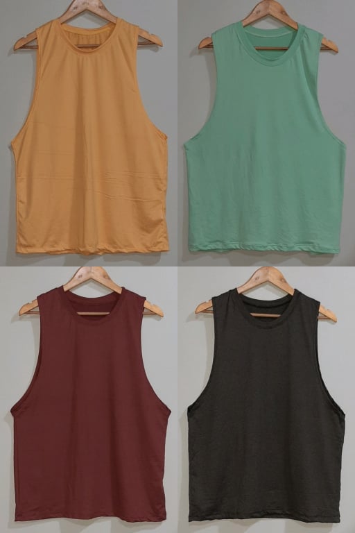 plain cotton muscle sando for men | Lazada PH