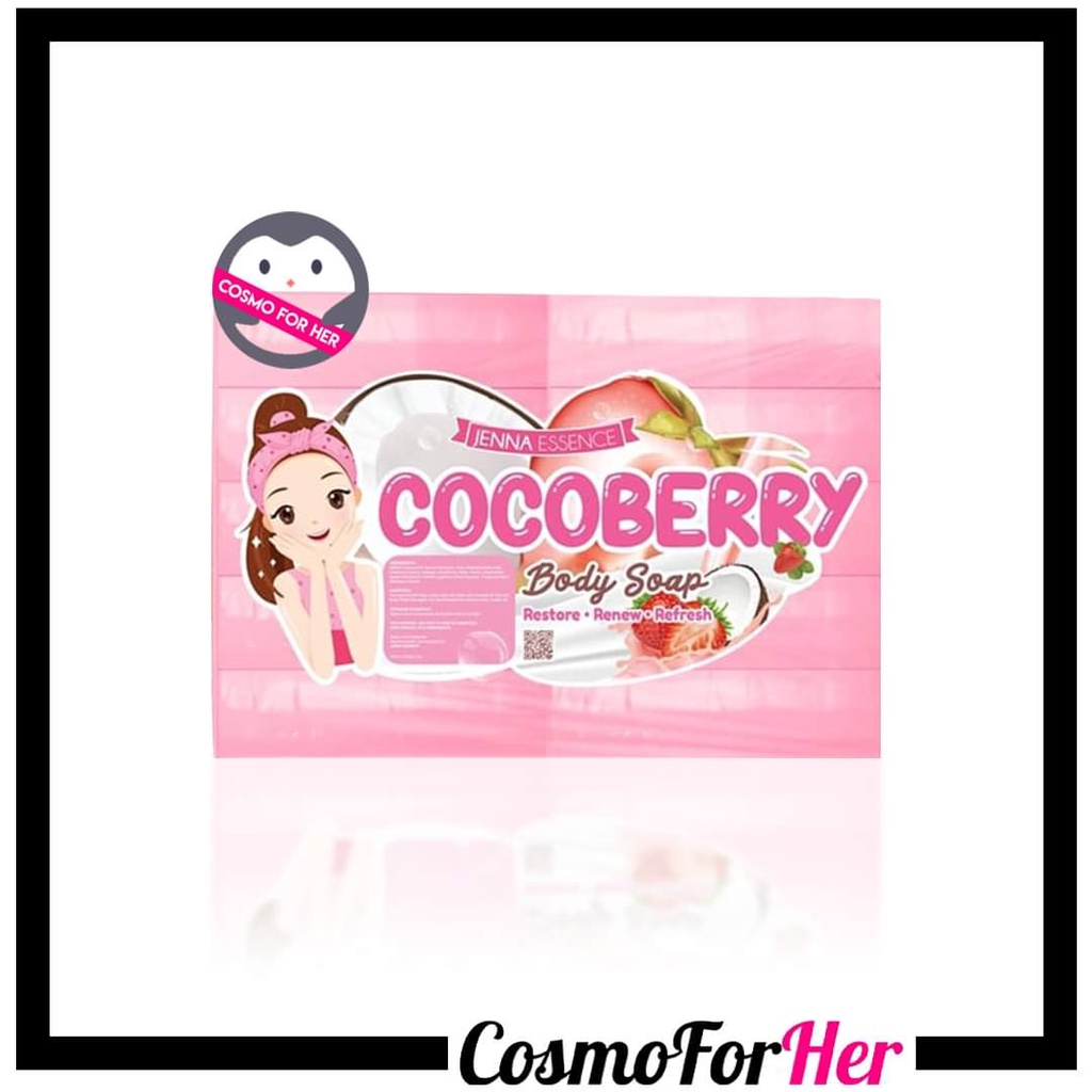 Authentic Cocoberry Soap by Jenna Essence 1kg (BAR CUT) | Lazada PH