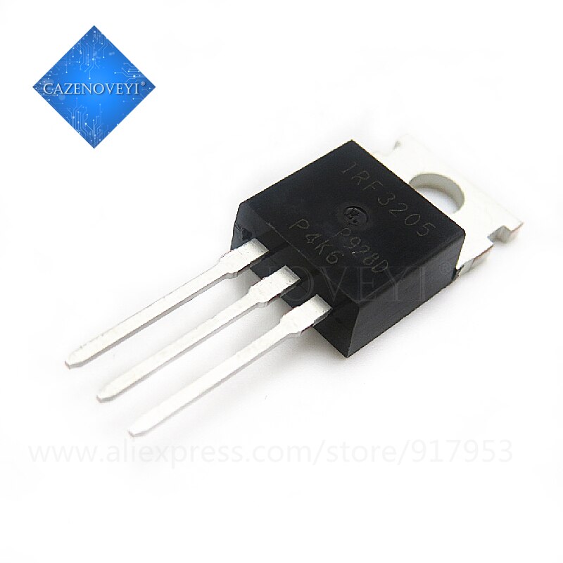 10pcs FQP30N06 FQP50N06 STP55NF06 STP65NF06 STP75NF75 LM317T IRF3205 ...