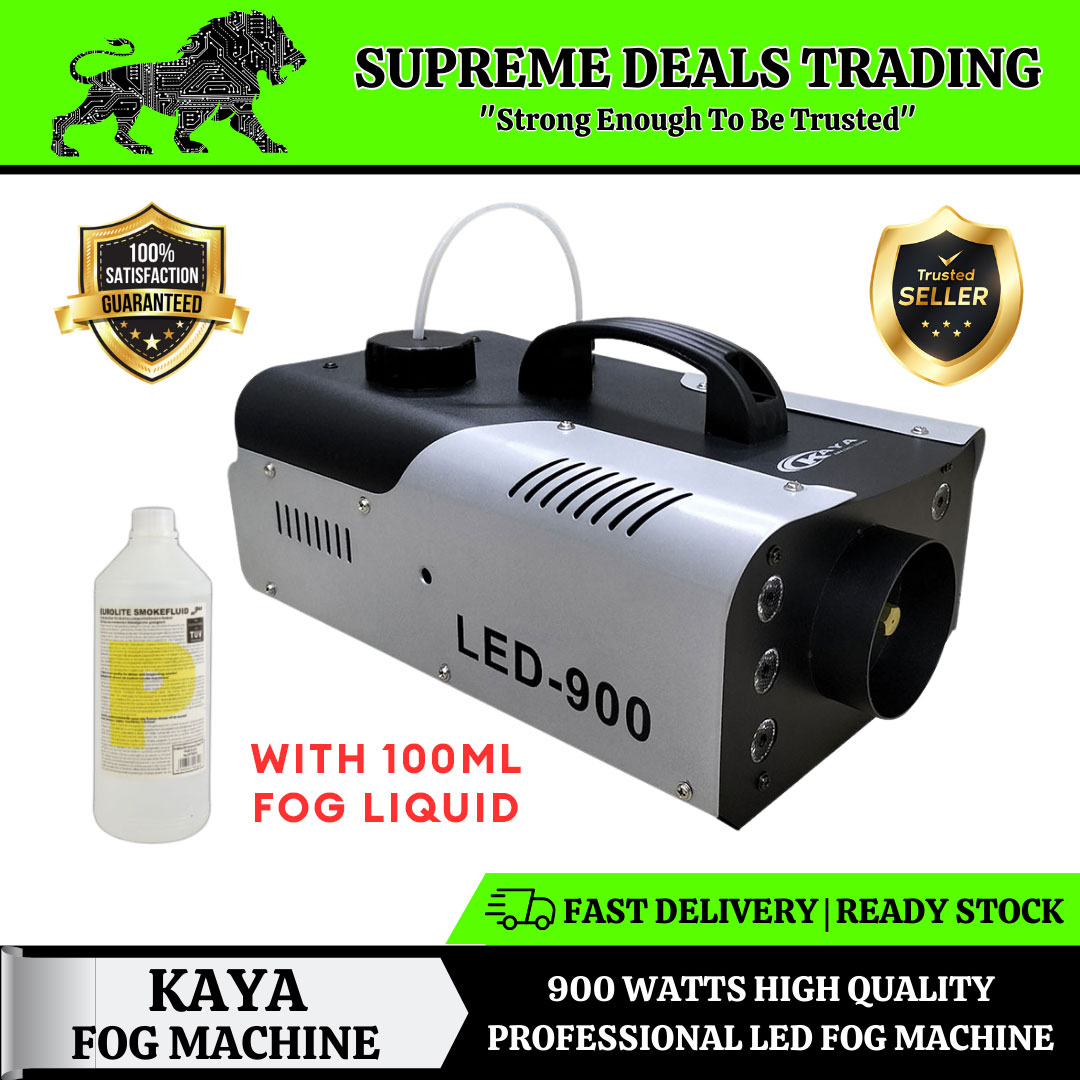 HIGH QUALITY FOG MACHINE 900 WATTS WITH FREE 100ML FOG LIQUID | Lazada PH
