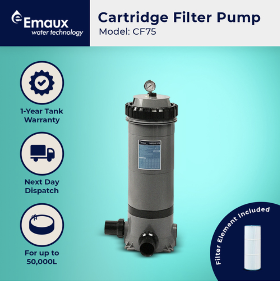 Emaux Pool Cartridge Filter CF Series CF25 / CF50 / CF75 / CF 100 ...