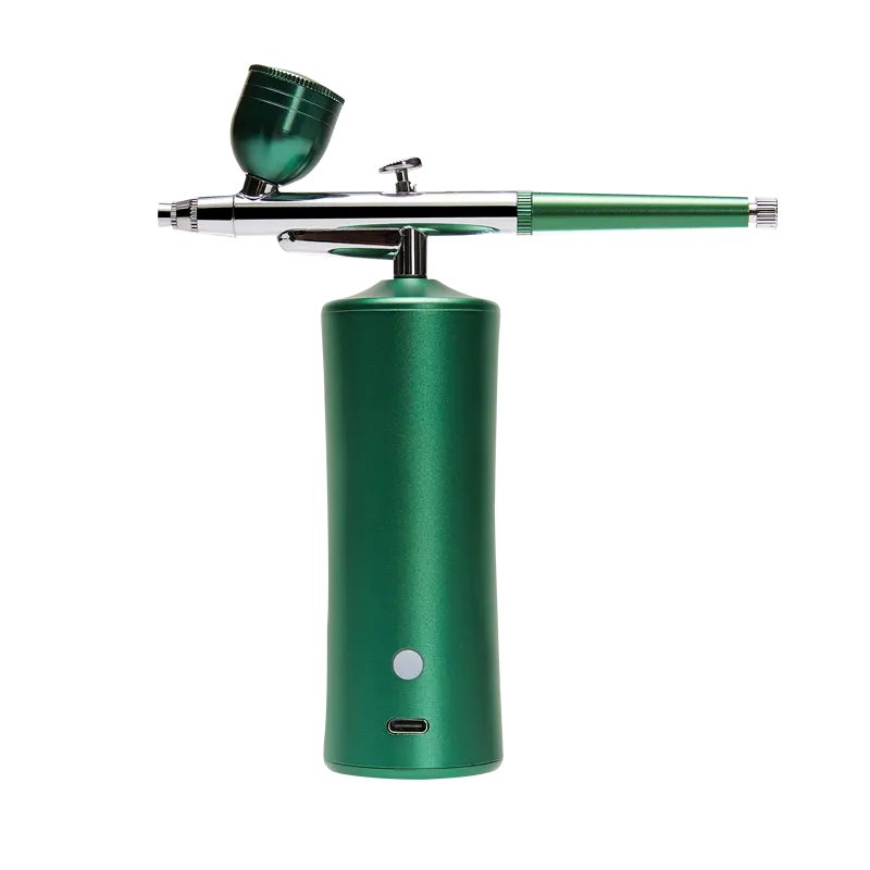 Facial Airbrush Spray Gun Oxygen Injector Hydrate Cleanse Mini Air ...