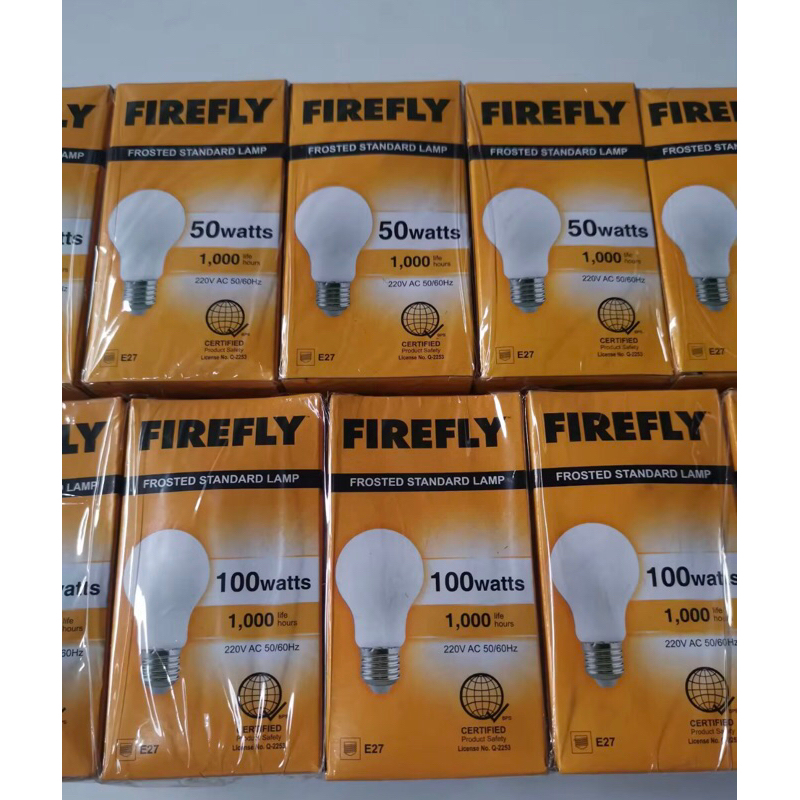 FIREFLY FROSTED BULB 25" 50" 100" WATTS | Lazada PH