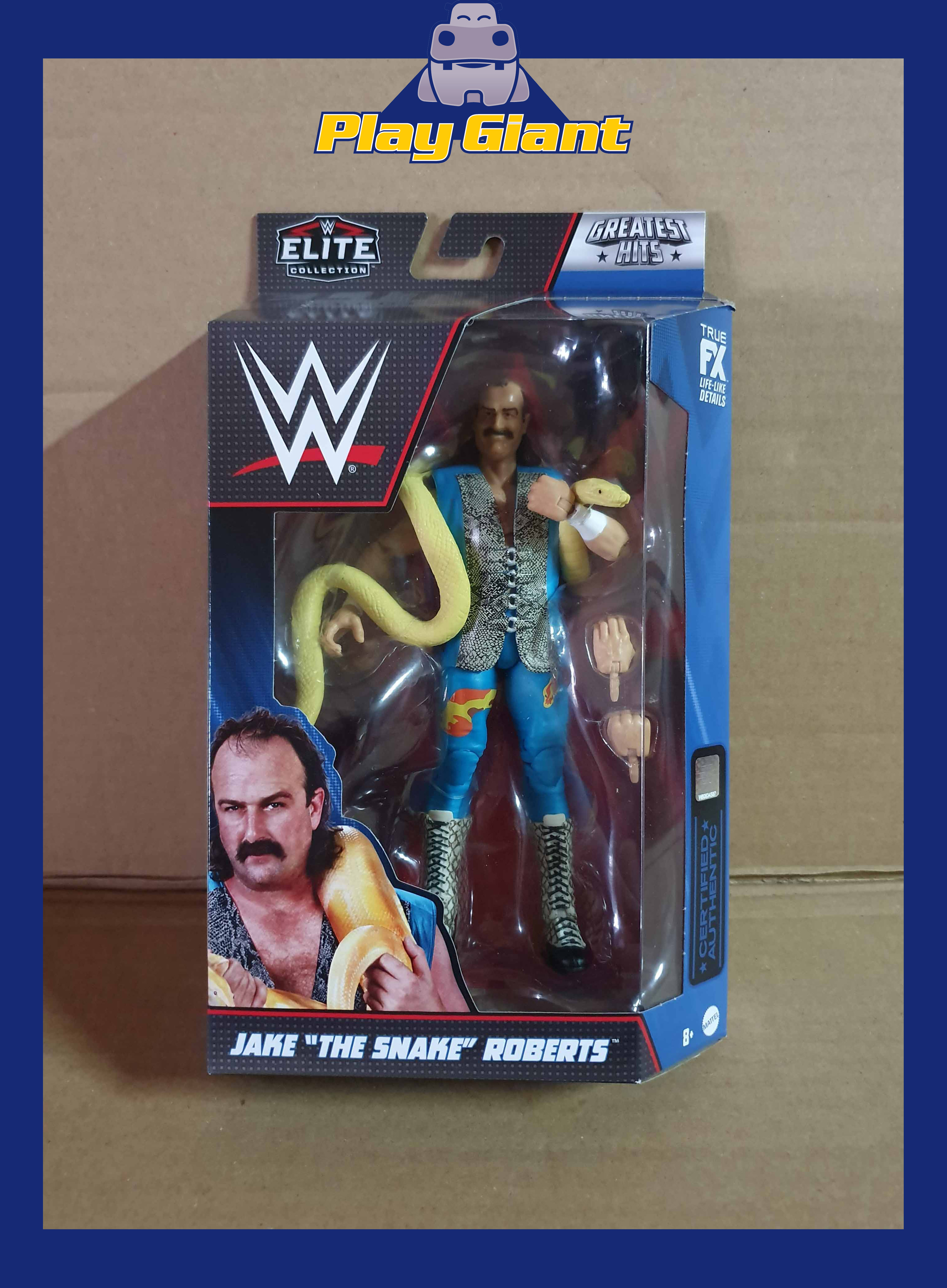 WWE Elite Collection Greatest Hits Jake The Snake Roberts Action Figure ...