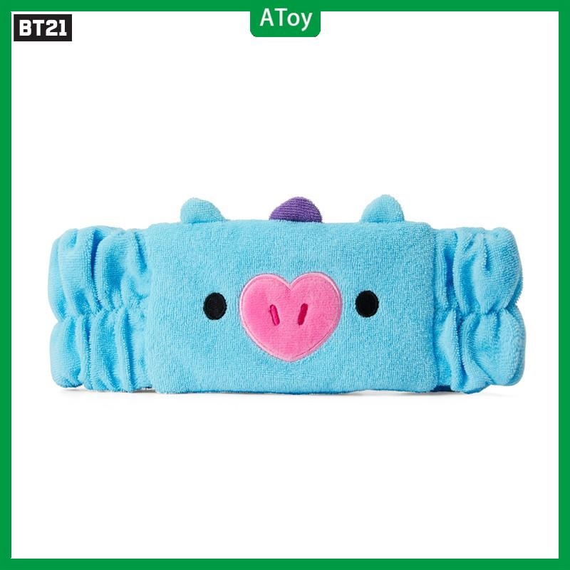 Atoy Korean BTS BABY BT21 Cartoon Turban Plush Headband Cosplay Custume ...