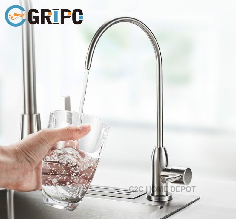 GRIPO sus304 stainless kitchen faucet water purifier faucet | Lazada PH