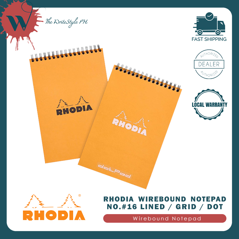 Rhodia Wirebound Notepad #16 | Lazada PH
