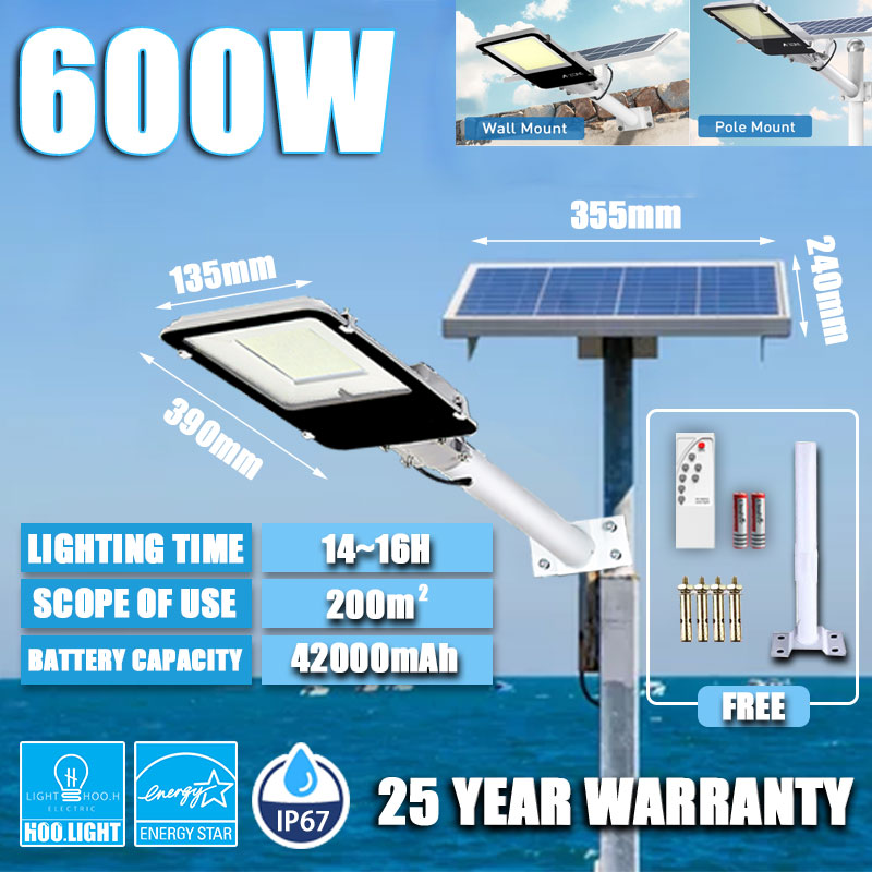 solar light outdoor waterproof 1500W led lamp outdoor lighting street ...