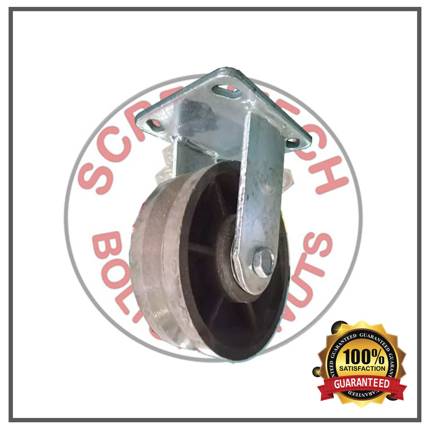 V Groove Steel Caster Wheel Fixed 5 Inches | Lazada PH