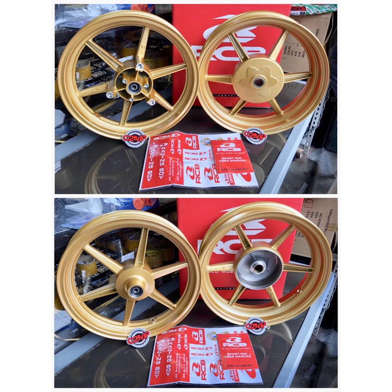 RCB 6 Spokes Mags Aerox v1 and v2 2.50/3.50 x14 | Lazada PH