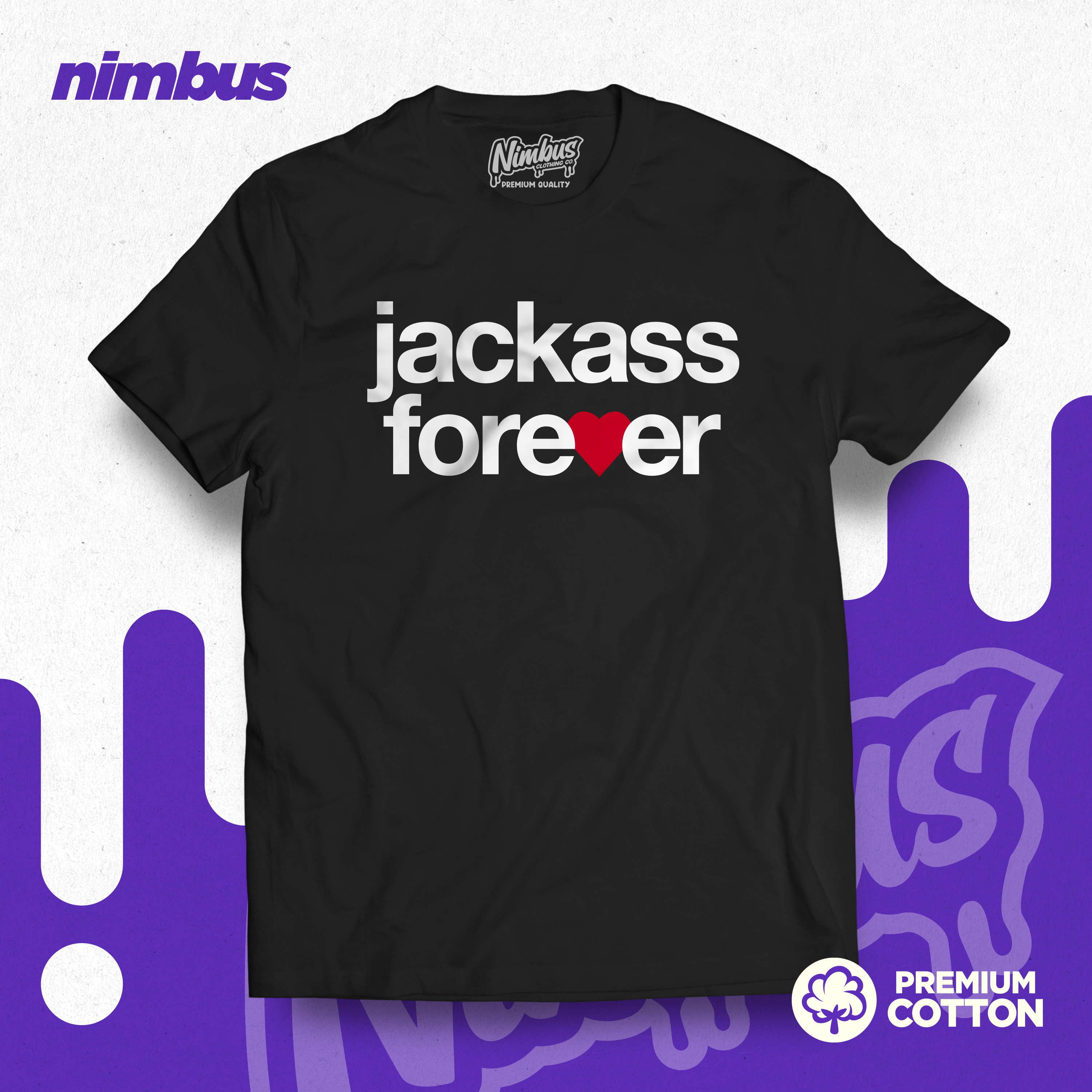 Jackass | Premium Cotton T-Shirt | Nimbus Clothing | Lazada PH