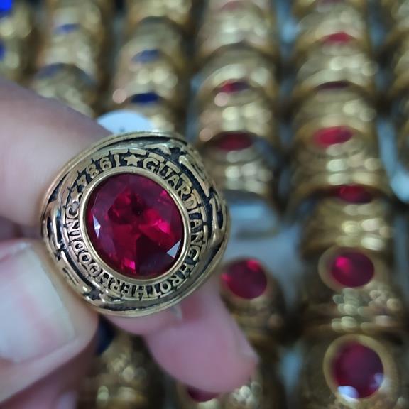 Guardians Guardian Brotherhood Incorporated 1976 Pure Stainless Ring ...