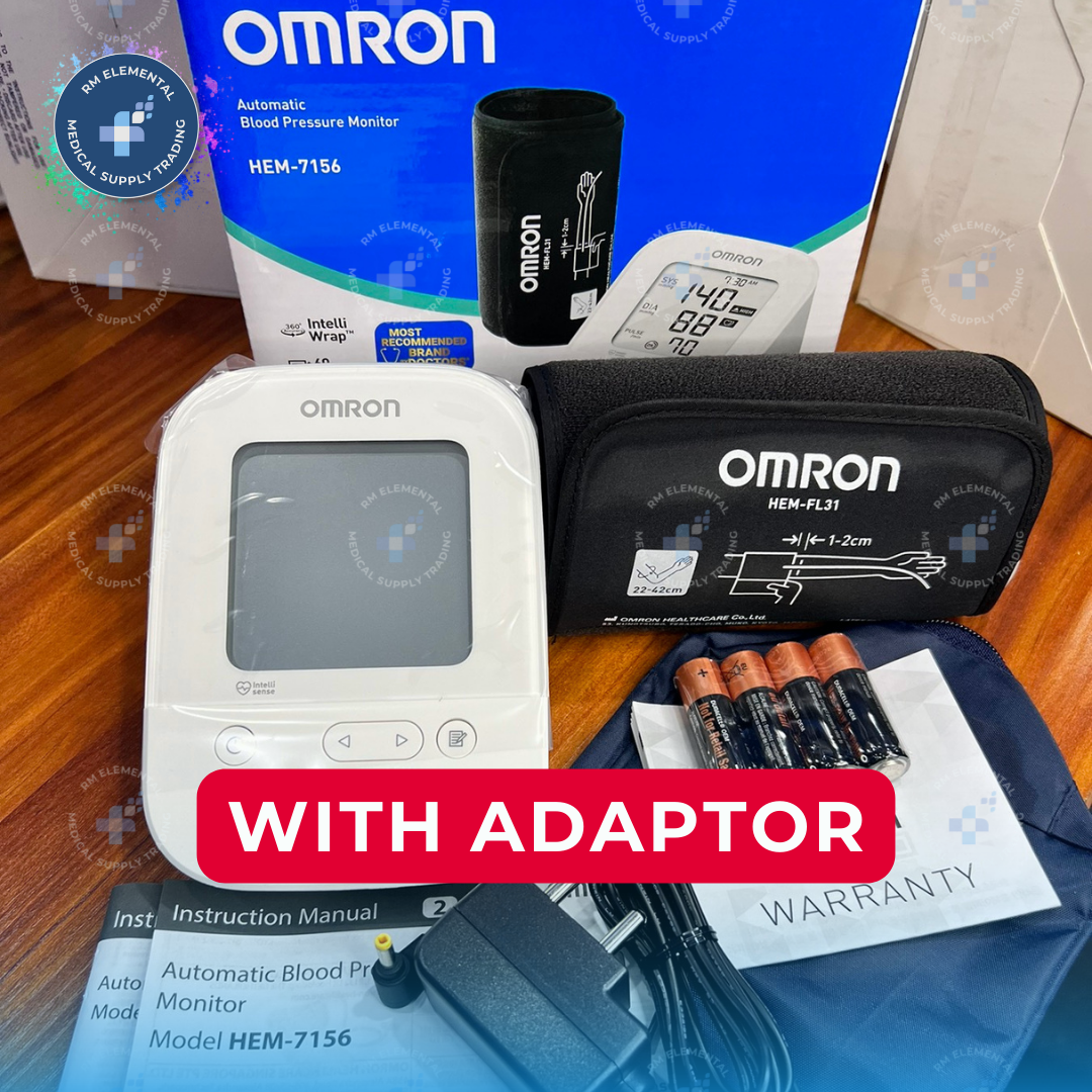 Omron HEM-7156 Digital Blood Pressure with Intelli Wrap Cuff (22-42cm ...