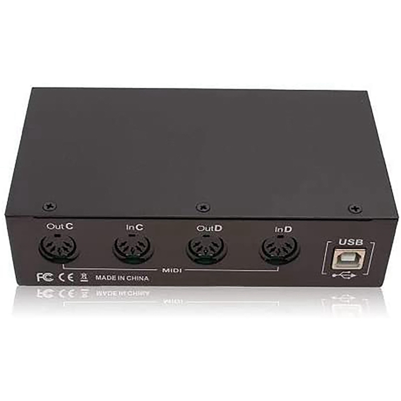 MIDI Box Musical Instruments USB MIDI Interface Merge Thru Box 64 MIDI ...