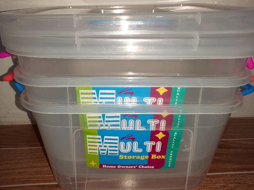 Mini storage box with lock and handle (25x17x14cm) - multipurpose tools ...