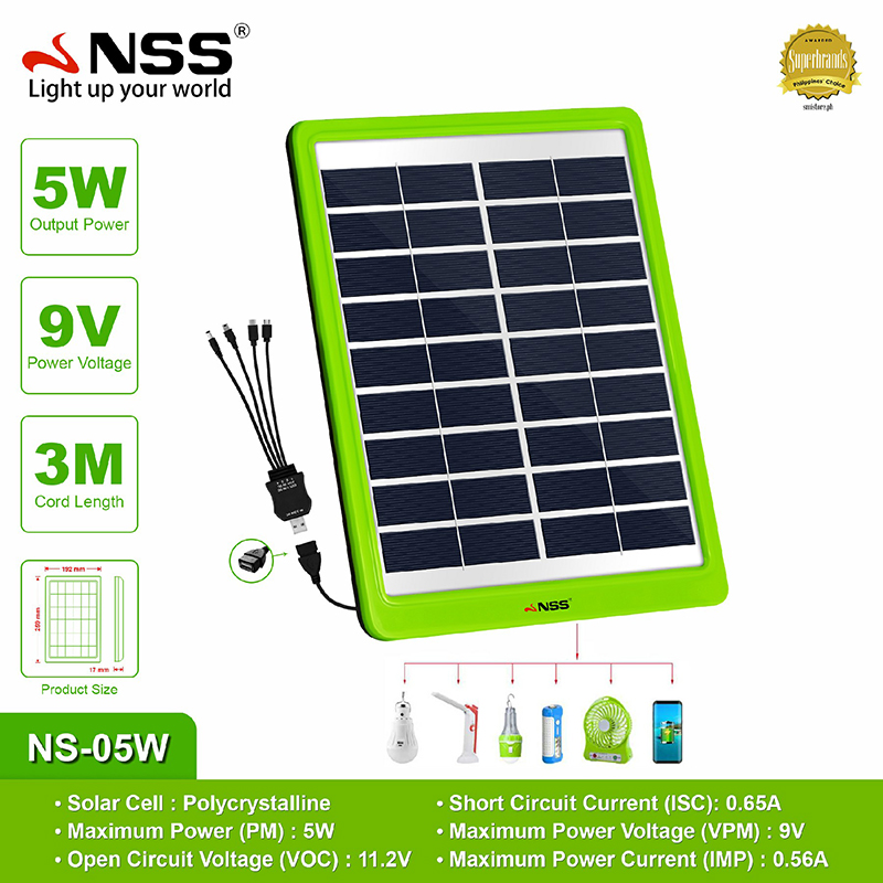 NSS - Solar Generator Household 2-5W Full Set Of Solar Panels Small ...