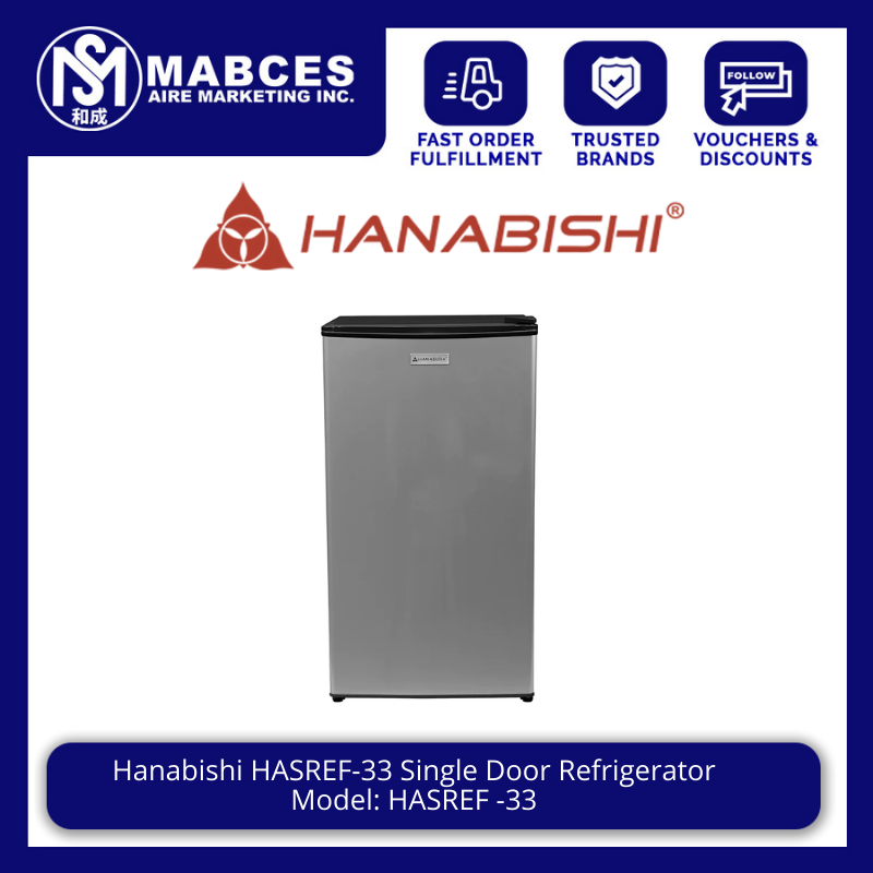 Hanabishi HASREF-33 Single Door Refrigerator | Lazada PH
