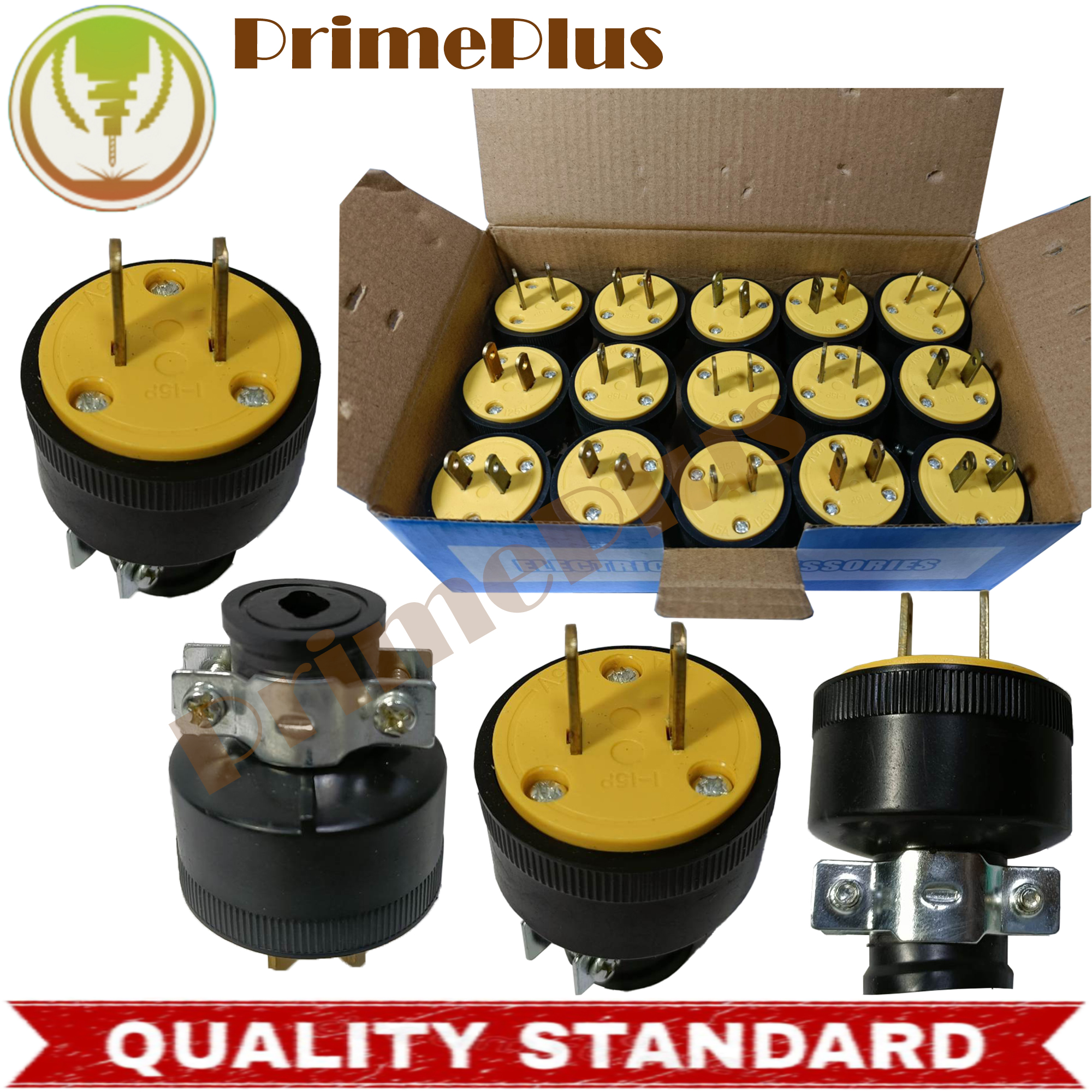 Rubber Plug Heavy Duty {Sold per box-15pcs}15A 125V | Lazada PH