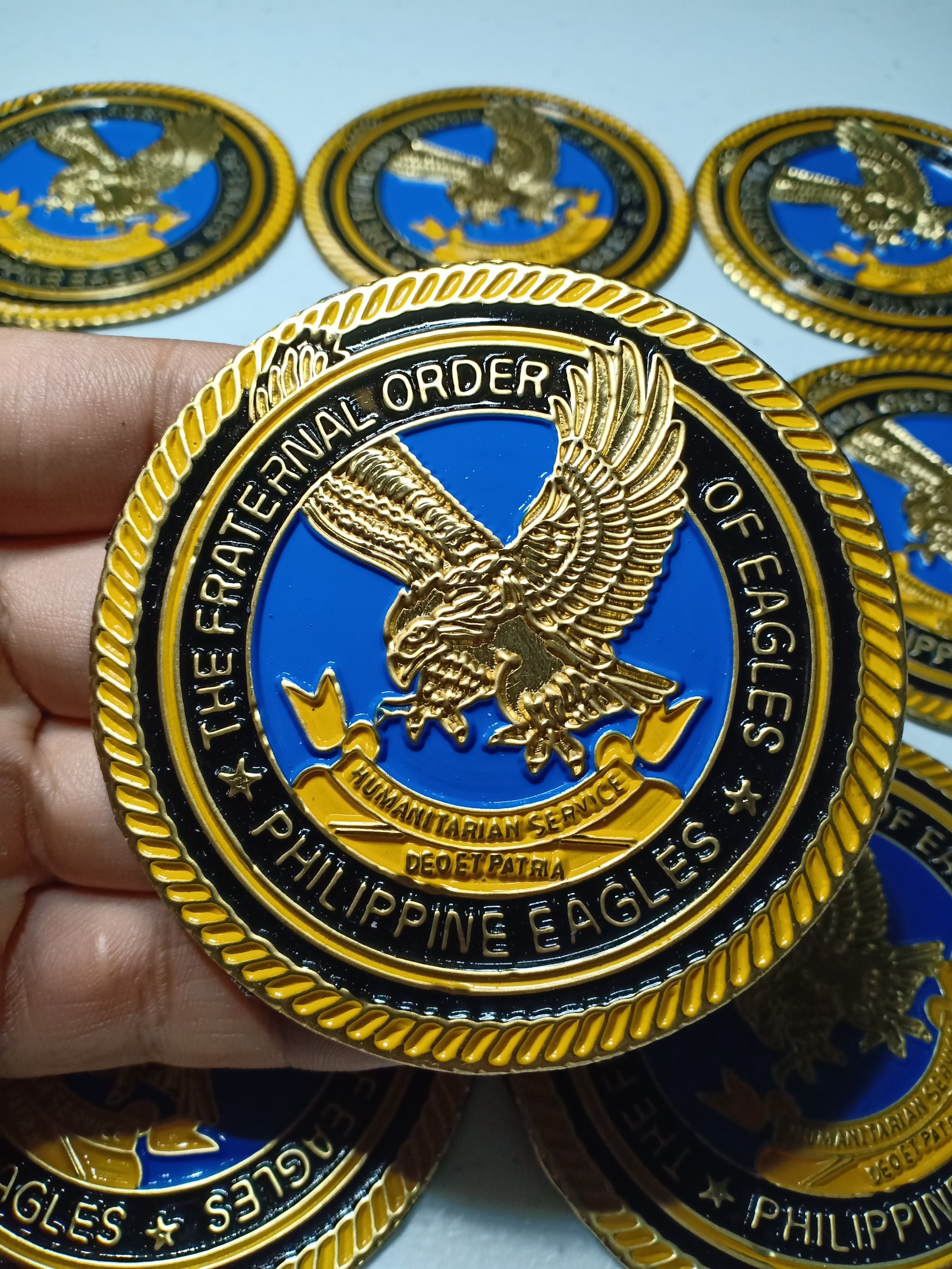 The Fraternal Order of Eagles Emblem, Golden Rope Border 3inches TFOE ...