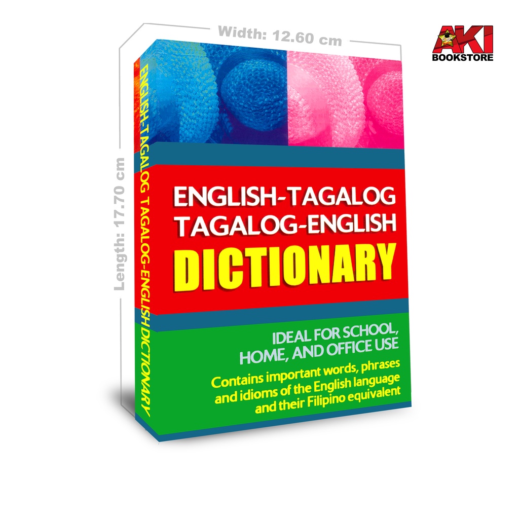 AUTHENTIC English-Tagalog Tagalog-English Dictionary - Ideal For School ...