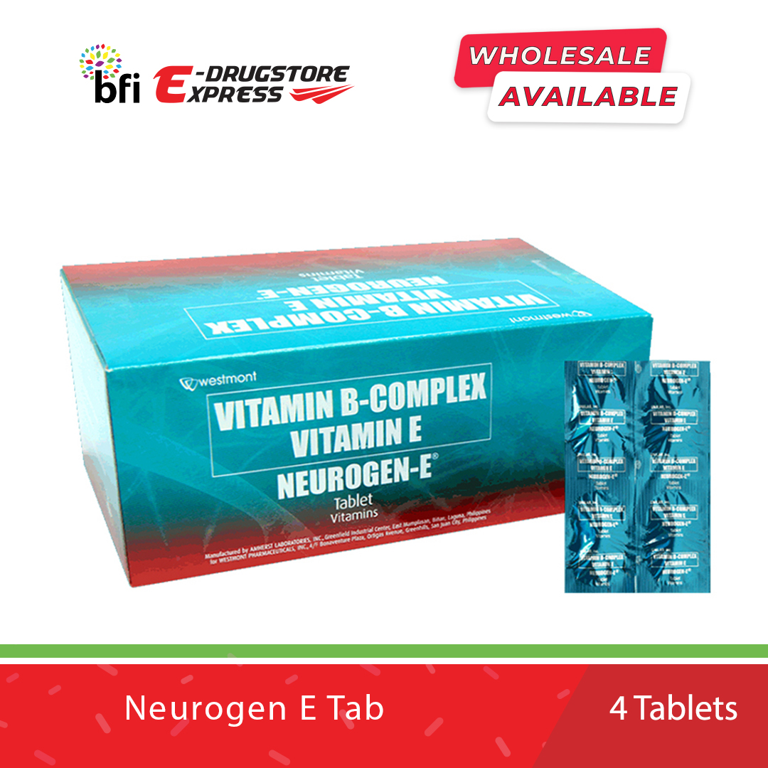 BFI E-Drugstore Neurogen E Tab 4s | Lazada PH