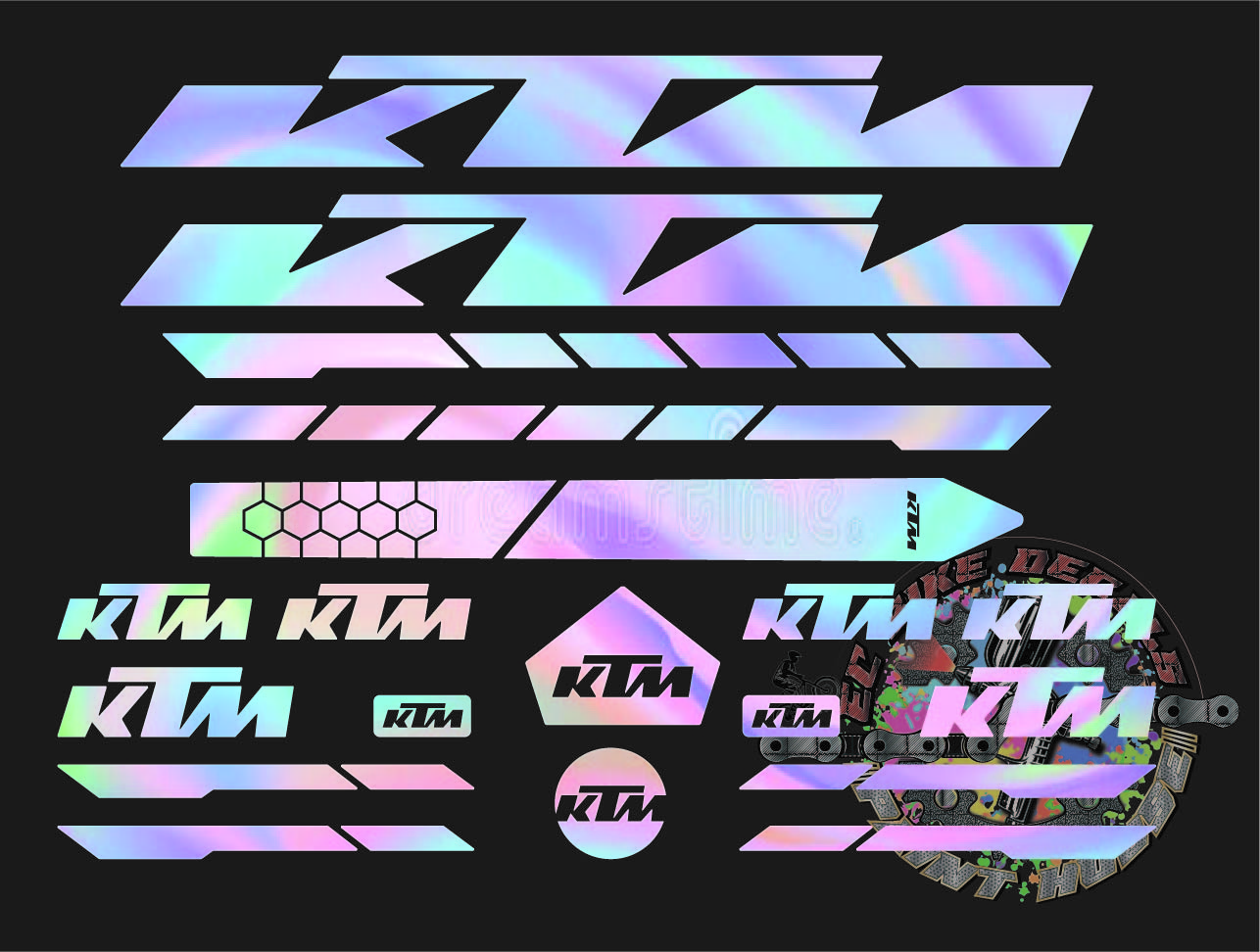KTM BIKE FRAME DECALS | Lazada PH