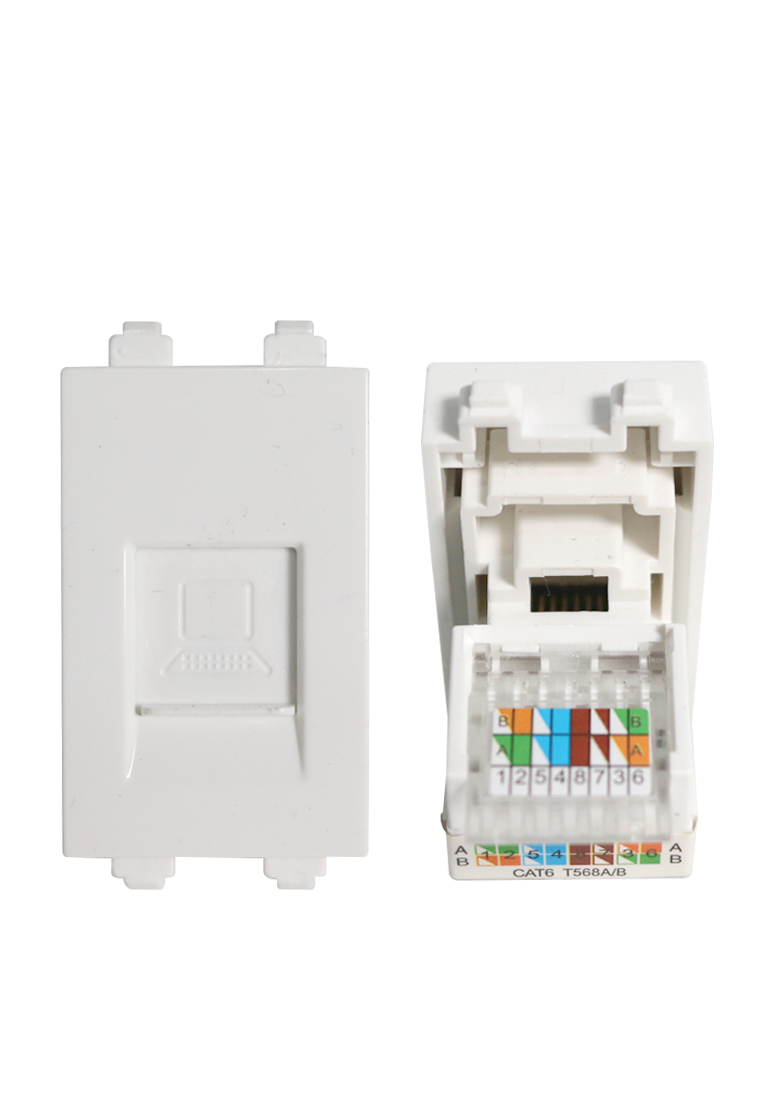 Optimus Ethernet RJ45 Wall Outlet Module 36x23mm | Lazada PH