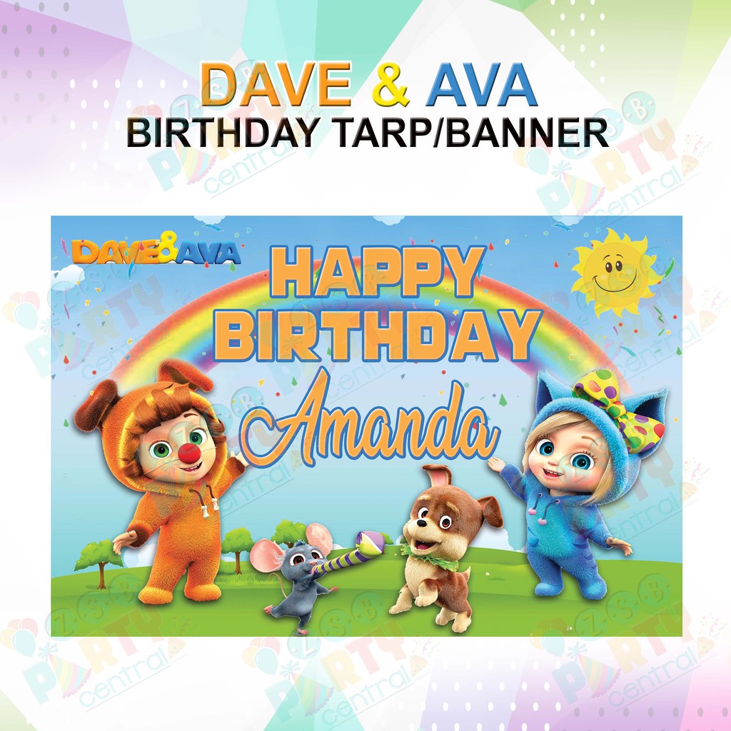 practical DAVE & AVA BANNER / TARPAULIN / BACKDROP | Lazada PH