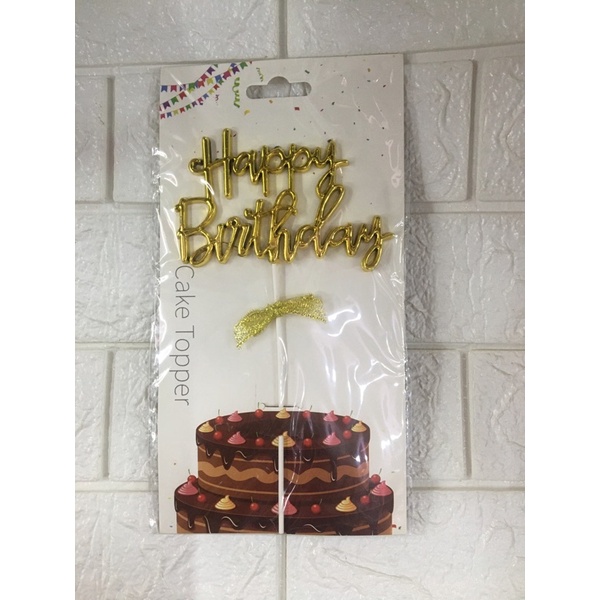 happy birthday cake topper | Lazada PH