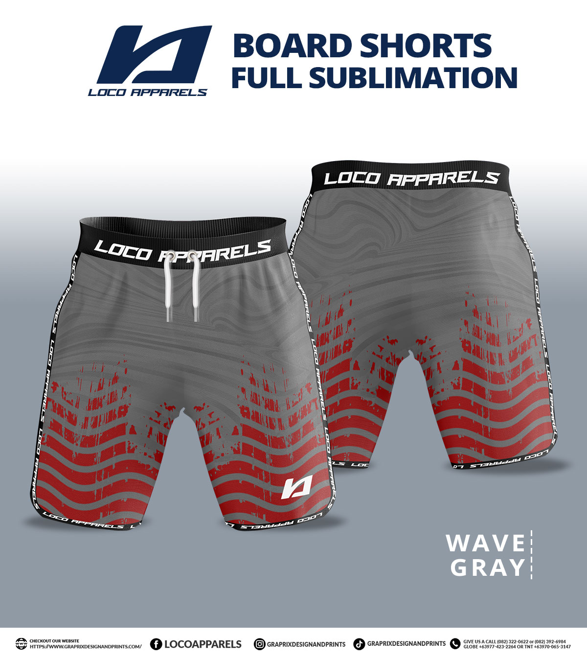 Wave Board Shorts Full Sublimation - Mens | Lazada PH