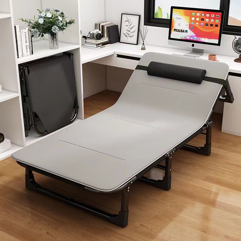 Folding Bed Portable Bed Lunch break folding bed single bed office nap ...