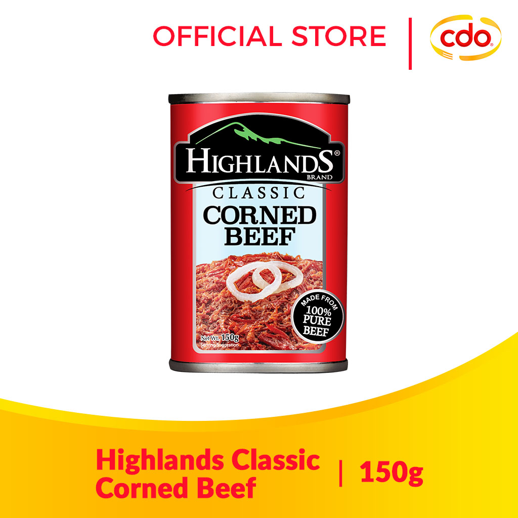 HIGHLANDS Classic Corned Beef 150g | Lazada PH