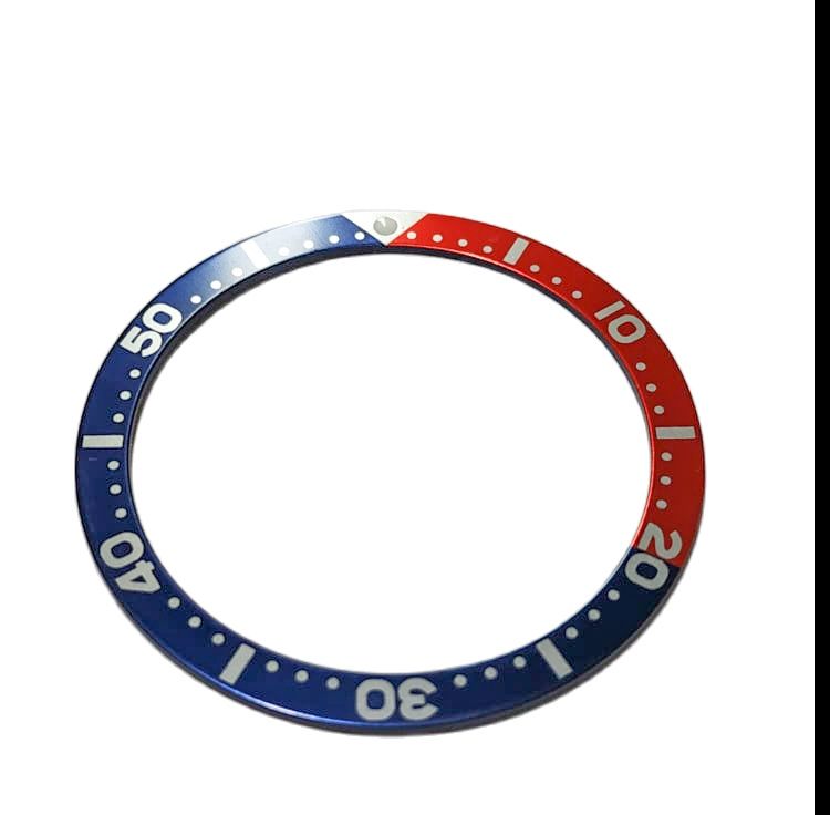 Large Bezel Insert for Seiko SKX009 Aluminum Aftermarket Dark Navy Blue ...